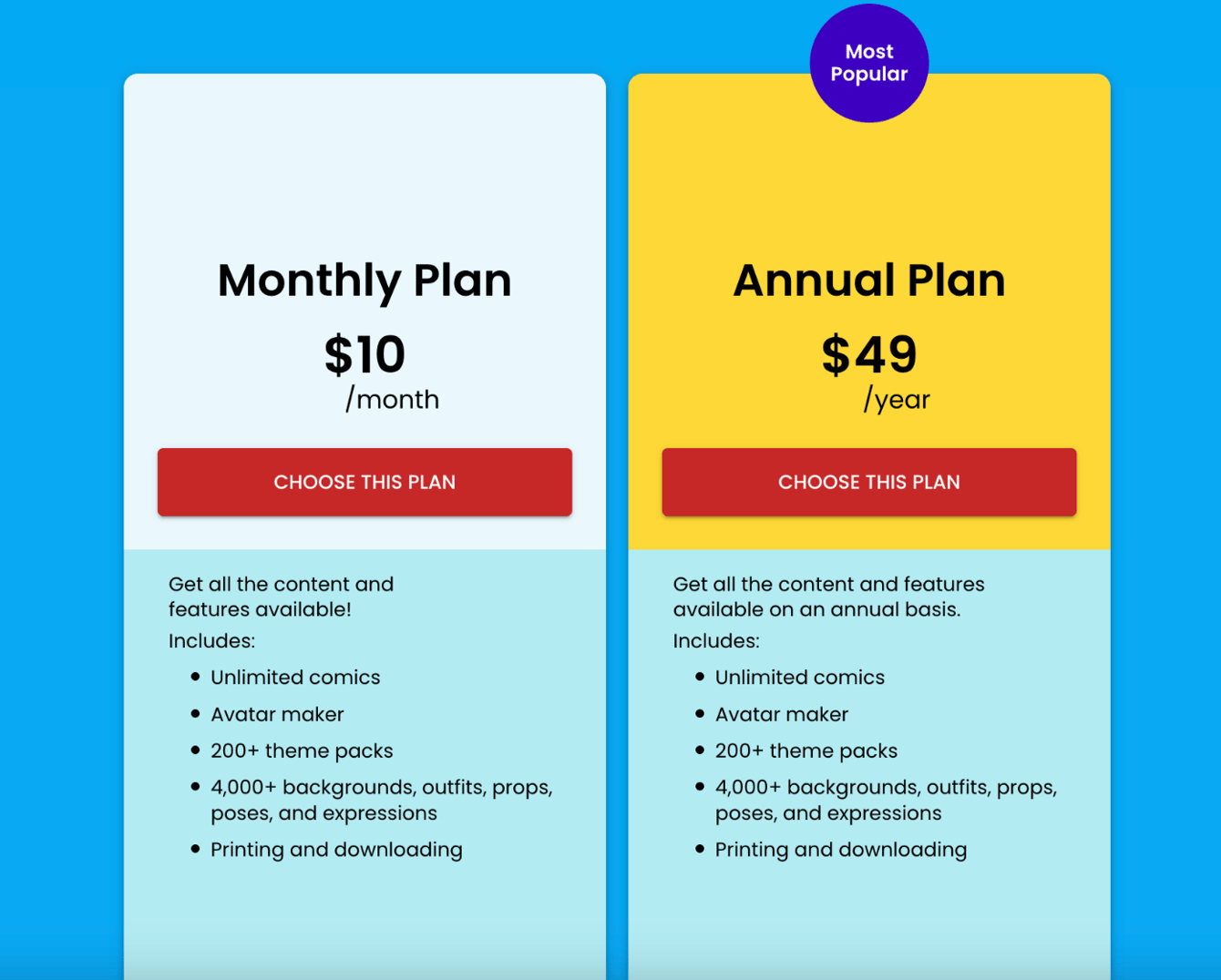 Subscription Options